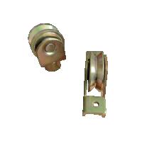 China Galvanized CNC Sliding Door Casters Shock Absorbent Wear Resistant for sale