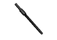 China 513mm Length 11° Taper Drill Rod High toughness With Rubber Collar for sale