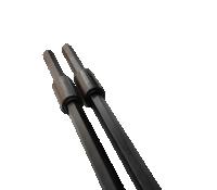 China 513mm Length 11° Taper Drill Rod High toughness With Rubber Collar for sale
