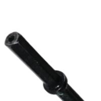 China Hex19 / Hex22 / Hex25 * 108mm / 159mm shank Integral Chisel Bit Drill Rods for Mining and Tunneling for sale