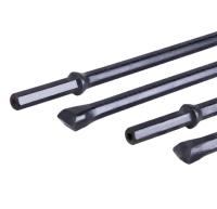 China High Strength Alloy Steel Integral Drill Rod With Chisel Tip For Hard Rock Integral Forged for sale