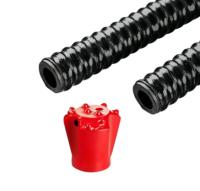 China T52 IBO Self Drilling Hollow Grouting Rock Bolt Hot Dip Galvanized Anti Corrosion Integrated Ground Reinforcement In Wide Application Scenarios for sale
