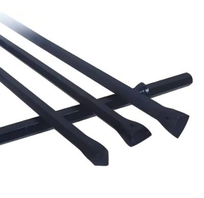 China H19 H22 Hex Shank Integral Drill Rod With Tungsten Carbide Tip For Underground Mining In 400 -  8000mm Custom Length for sale