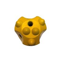 China 38mm 5 Tooth Button Bit With Spring Controlled Ball Teeth And 11° Taper Connection For Rock Drilling for sale