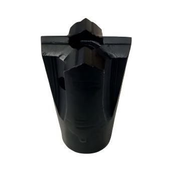 China 43mm Diameter 7° Tapered Cross Bit With Hexagonal Shank For Mining And Quarry Drilling for sale