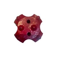 China 61mm Diameter R32 Blast Furnace Drill Bit With High Wear Resistant Carbide Tip And Standard R32 Thread for sale