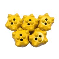 China 11 Degree 36mm Spherical Rock Drill Taper Button Bit For Heavy Duty Drilling for sale