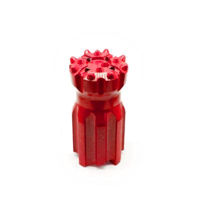 China Threaded Button Bit With High Hardness Cemented Carbide Button Inserts And Optimized Flushing Grooves For Top Hammer Rock Drilling for sale