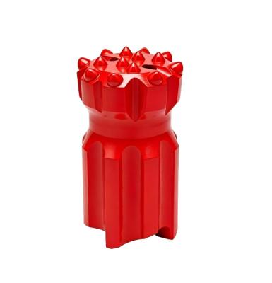 China T45 Thread Button Bit 45CrNiMoVa Alloy Steel YK05 Cemented Carbide Buttons Retrac Skirt Design for sale