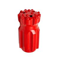 China T45 Thread Button Bit 45CrNiMoVa Alloy Steel YK05 Cemented Carbide Buttons Retrac Skirt Design for sale