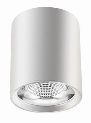 China 40W led surface mounted downlight high CRI cob round black white  ceiling surface downlight for sale