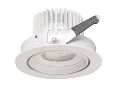 China 35W led cob down light 350° adjustable 0-10V / 1-10V dimmable white led ceiling down light for sale
