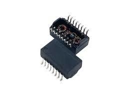 China 100/1000 Base-T 48 Pin Dual Port Magnetics Network Modules LAN Telecom Transformer for sale