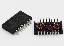 China 1000 Base-T Magnetic Modules Gigabit Ethernet Isolation Network Electric Lan Transformer for sale
