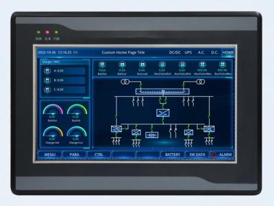 China Ac Power Panel Monitoring Device With 10.2 Inch Touch Screen Monitor 1024×600 5 RS485 Ports THJK102G-JLNB for sale