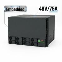 China Embedded Communication Rectifier In Telecom 48V/75A With RS485 Communication And 85VAC-300VAC Input for sale
