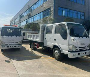 China Isuzu Double Row Mini Dump Truck 3000L Dump Truck Factory Direct Supply for sale