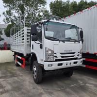 China Isuzu 4X4 Box Truck Price 5150mm Container, Box Truck Factory Barn-Type Transport Truck for sale