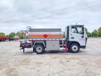 China Dongfeng Light Trucks 4X2 3000 Liters Refuelling Tank Truck/ Oil Tanker Truck for sale