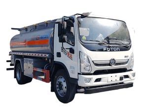 China Futian 4X2 Fuel Tanker Truck with 8000 Liters Capacity for sale