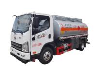 China FAW Small Fuel Truck Tanker / 8000 Liters Fuel Tank Truck for sale