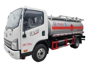 China FAW 5m3 Diesel Fuel Tanker Truck Oil Bowser Fuel Tank Truck for Sale for sale