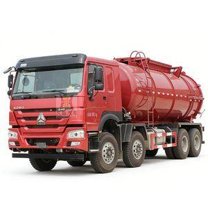 China Low-Priced Sale of HOWO 18cbm Sewage Suction Truck 6X4 Vacuum Sewage Suction Truck Price China Sewage Truck Factory for sale