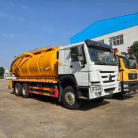 China HOWO Vacuum Suction Truck 18000L Sludge Suction Truck Sewer Suction Truck Combination Cleaning Suction Truck for Sale at Factory Price for sale