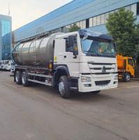 China HOWO 6X4 18000L Vacuum Truck Fecal Sludge Truck for sale