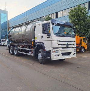 China HOWO 6X4 18000L Vacuum Truck Fecal Sludge Truck for sale