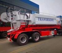 China Chinese Factory Sells 25 Cubic Meter Semi-Trailer Vacuum Tank Truck, Vacuum Suction Truck, Sewage Transport Truck, Cleaning Suction Truck for sale