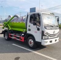 China Factory Direct Sales of 5000L Septic Tank Truck Manure Truck Powerful Suction Truck Sewage Extraction Truck for sale