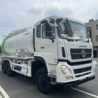 China Dongfeng 6X4 Empty Sewage Suction Truck Factory Sells 18 Cubic Sewage Suction Truck for sale