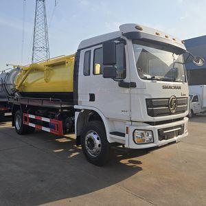 China Shacman 4X2 6-Wheel Vacuum Sewage Suction Truck Factory for Sale for sale