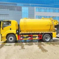 China Isuzu Giga 4X2-Driven Vacuum Suction Truck Has Strong Suction. for sale