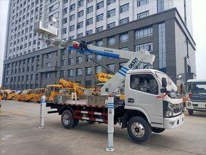 China Dongfeng 4X2 Drive 20m 22m Hydraulic Ladder Truck Aerial Work Vehicle for sale