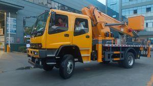 China Isuzu 4X4s Double Row High-Altitude Work Truck 38m Hydraulic Descent High-Altitude Work Truck Hydraulic High-Altitude Work Truck Factory Price for Sale for sale
