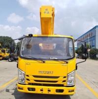 China Isuzu 33m Aerial Work Platform Hydraulic Telescopic Lift Truck Fully Automatic Aerial Lift Truck for sale