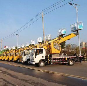 China Isuzu 24m 30m 33m Aerial Work Truck Price China Aerial Work Truck Factory for sale