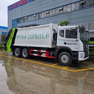 China Sell Export Sanitation Garbage Truck 24cmb Compression Garbage Truck 6X4 Drive for Customization. for sale