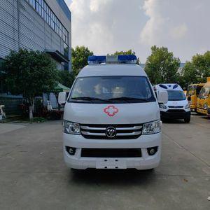 China Foton Scenic Negative Pressure Ambulance Monitoring ICU Rescue Transport Vehicle for sale