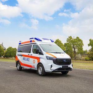 China Ford Gasolinetransit Monitoring Ambulance Hostiptal ICU First Aid Ambulance for sale