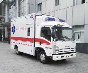 China Isuzu ICU Patient First Rescue Negative Pressure 4X4 Ambulance for sale