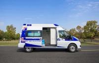China 4 Wheel Drive Ambulance Ford Jmc Electric Ambulances Medical Emergency Ambulance with Automatic Splints and Brackets for sale
