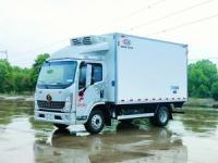 China 4X2 Automatic Refrigerated Truck for Fresh Fruit Delivery for sale