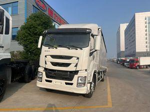 China Isuzu 4X2 Giant Coffee Box Tent Side Curtain Transport Truck for sale