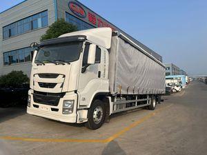 China Export Isuzu 4X2 Side Curtain Box Truck  for Various Logistics for sale