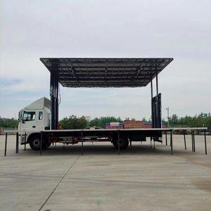 China Good Price Three-Sides Expansion Mobile Stage Truck for Roadshow and Advertising for sale