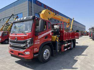 China New or Used Dongfeng 4X2 Truck Mounted Crane Equipped with 8 T 4-Section Straight Arm Crane Factory Offers Discounted Truck Mounted Crane for sale