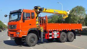 China 8X8 Drive 18t 5-Section Straight Arm Truck Mounted Hydraulic Crane for sale